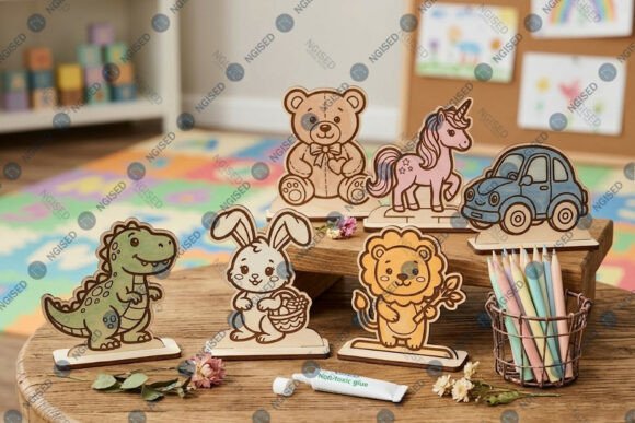 Kids Coloring Toy SVG Bundle · Creative Fabrica