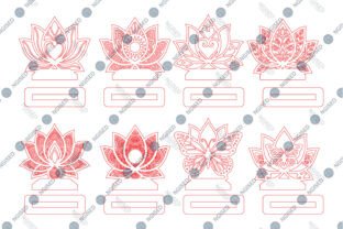 Laser Cut Lotus Stand SVG Bundle · Creative Fabrica