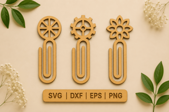 Paperclip Bookmark SVG Bundle · Creative Fabrica