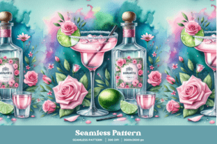 Pastel Margarita Lime Seamless Pattern Graphic by KIKA DIGI DESIGNS ...