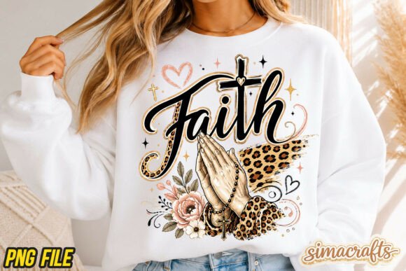 Religious Faith Praying Hands PNG Graphic by SimaCrafts · Creative Fabrica