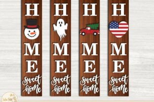 Seasonal Interchangeable Welcome Sign · Creative Fabrica