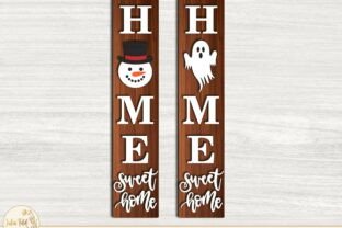 Seasonal Interchangeable Welcome Sign · Creative Fabrica