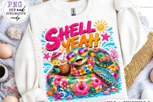 Shell Yeah Sea Turtle PNG Graphic by Dreamshop · Creative Fabrica