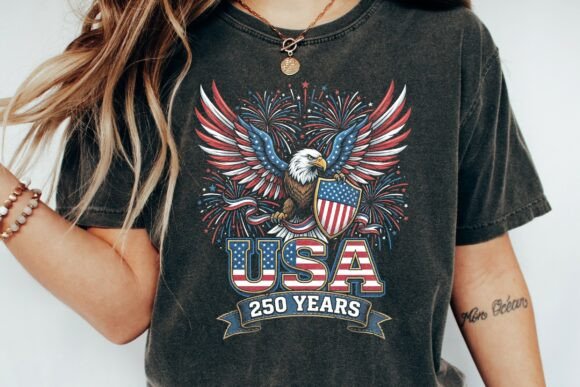 Usa 250 Years Patriotic Eagle Graphic by gregoraciiart · Creative Fabrica