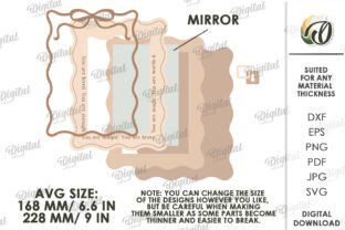 Affirmation Mirror Laser Cut · Creative Fabrica