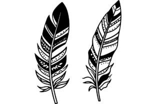 Boho Feather SVG Bundle Graphic by Gfx_Store · Creative Fabrica