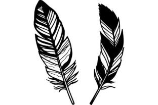 Boho Feather SVG Bundle Graphic by Gfx_Store · Creative Fabrica