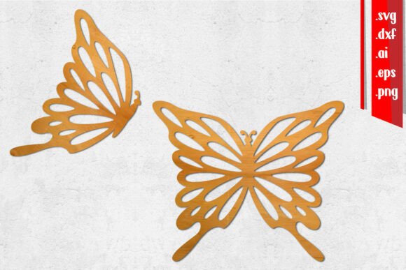 Butterflies Lasercut Decor Svg · Creative Fabrica