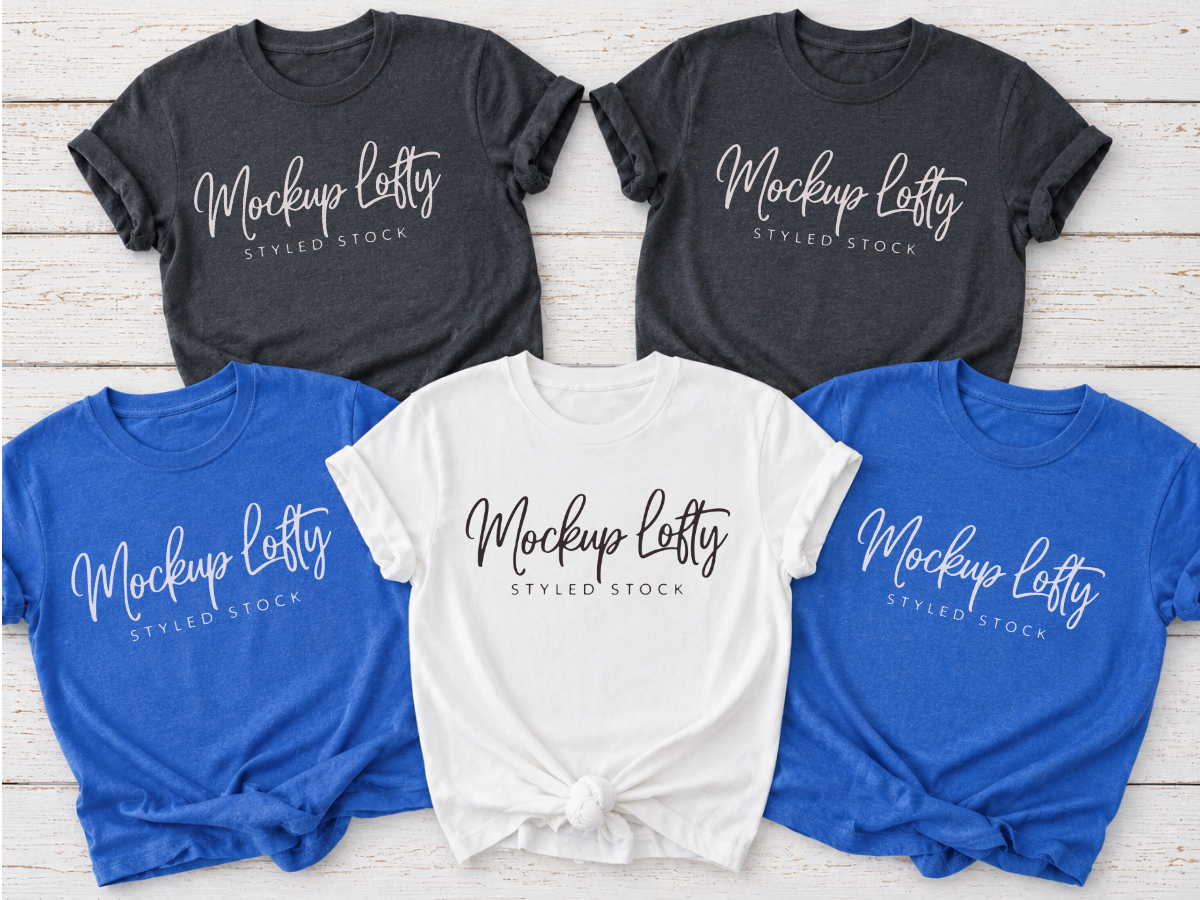 Comfort Colors 1717 Group Tshirt Mockup Graphic by Mockup Lofty ...