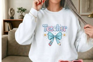 Cute Teacher Life Bow PNG Graphic by ns_yeasmin · Creative Fabrica