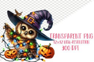 Halloween Witch Owl Sublimation Clipart Graphic by Artoya · Creative ...