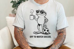 Off to Watch Soccer Frog SVG Graphic by Craftabledesign · Creative Fabrica