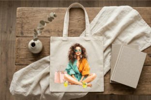 Summer Girl Watercolor Clipart PNG Graphic by Black Cat · Creative Fabrica