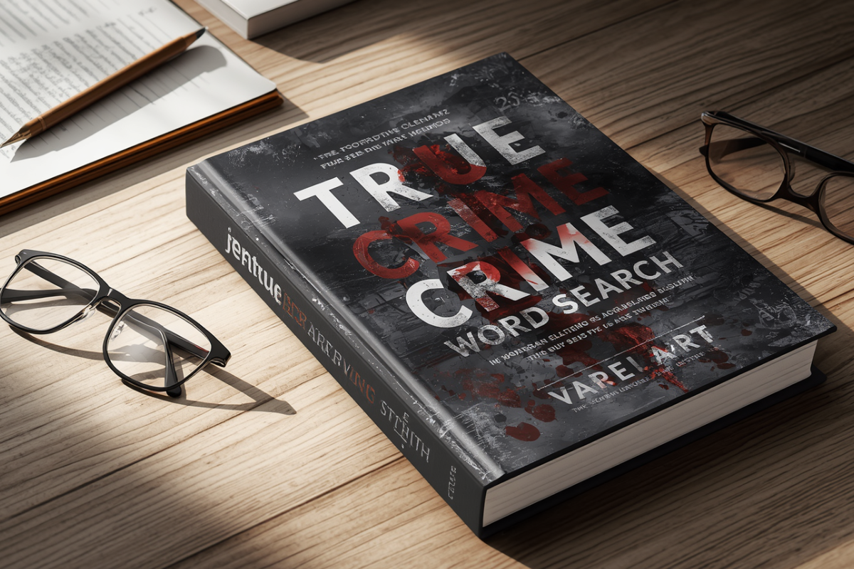 True Crime Word Search Puzzle Book Graphic by nasirmahmood7234 ...