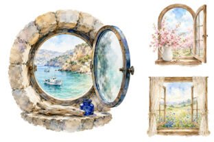 Watercolor Spring Garden Clipart Bundle Graphic by Aspect_Studio ...