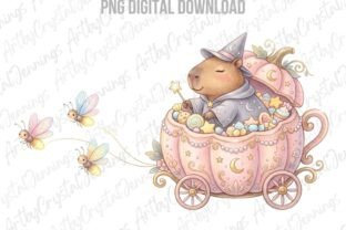 Wizard Capybara Pumpkin Carriage PNG Graphic by ArtbyCrystalJennings ...