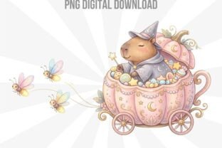 Wizard Capybara Pumpkin Carriage PNG Graphic by ArtbyCrystalJennings ...