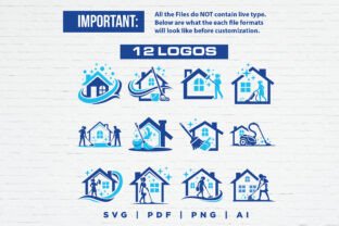 12 Maid Service Logo Bundle Graphic by guavanaboy · Creative Fabrica