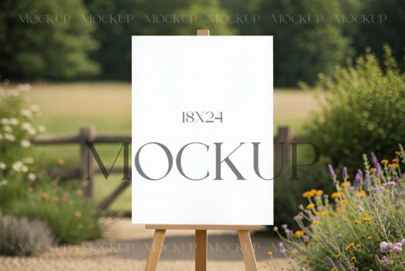 Boho Seating Chart Mockup 18x24 Graphic by Mockup Wizard · Creative Fabrica