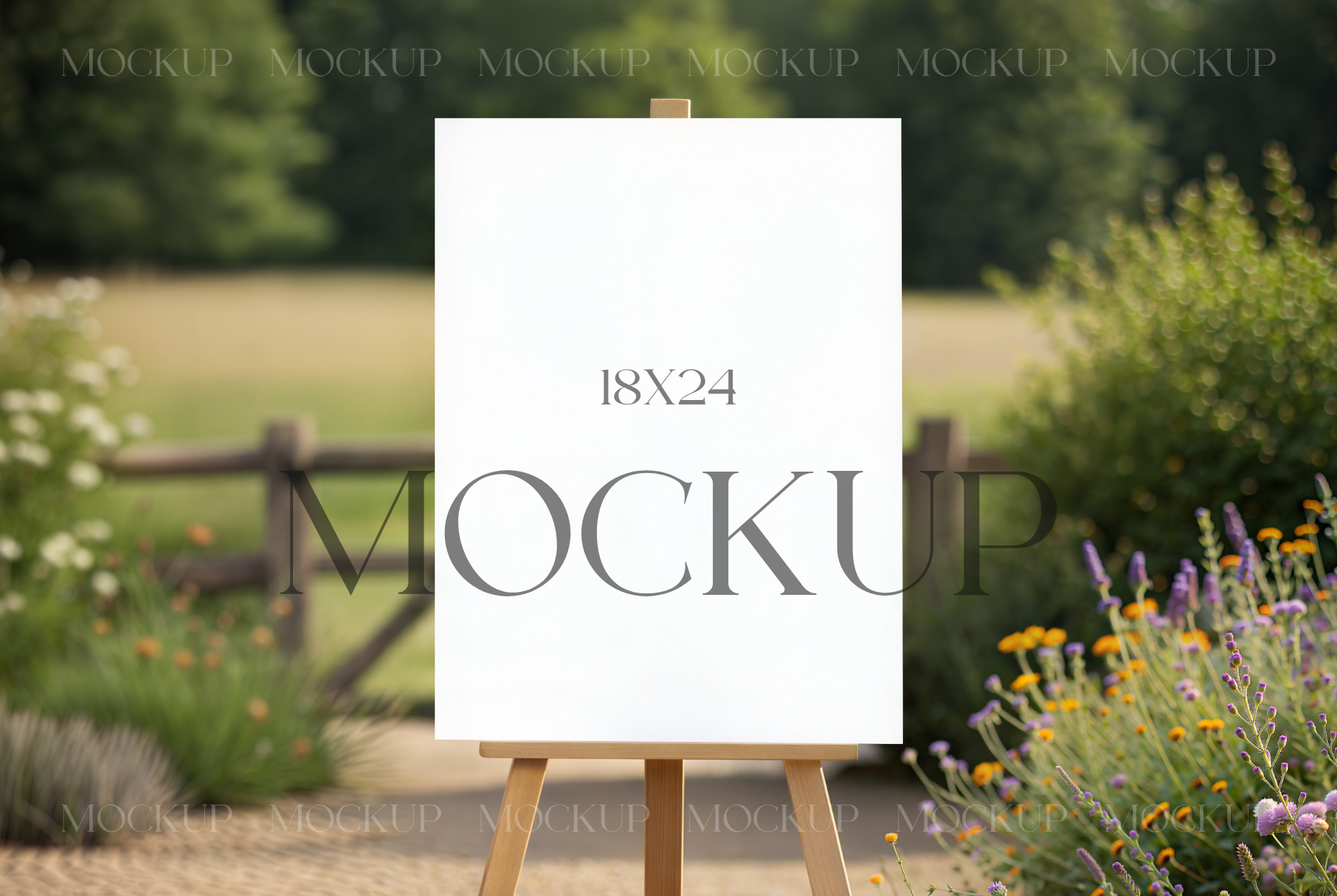 Boho Seating Chart Mockup 18x24 Graphic by Mockup Wizard · Creative Fabrica