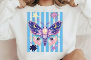 Celestial Moth Halloween Butterfly PNG Graphic by GraphicTech360 ...