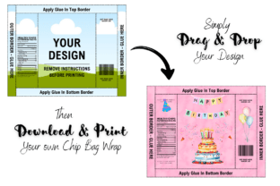 Chip Bag Canva Frame Editable Template Graphic by Canva Magic ...