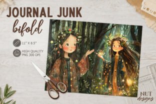 Enchanted Forest Girl Junk Journal Graphic by natalia.kurtidi ...