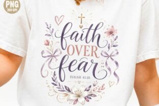 Faith over Fear PNG, Christian PNG, Graphic by Craft Palette · Creative ...