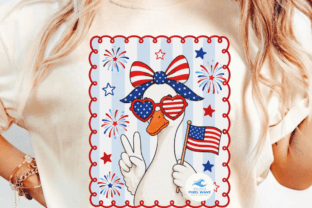 Funny 4th of July Patriotic Goose PNG Graphic by studiopixelwave ...