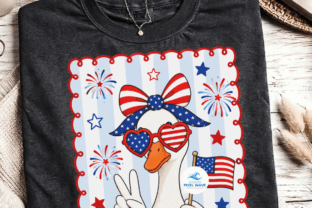 Funny 4th of July Patriotic Goose PNG Graphic by studiopixelwave ...