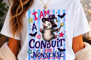 Funny Witch Opossum Halloween PNG Graphic by GraphicTech360 · Creative ...