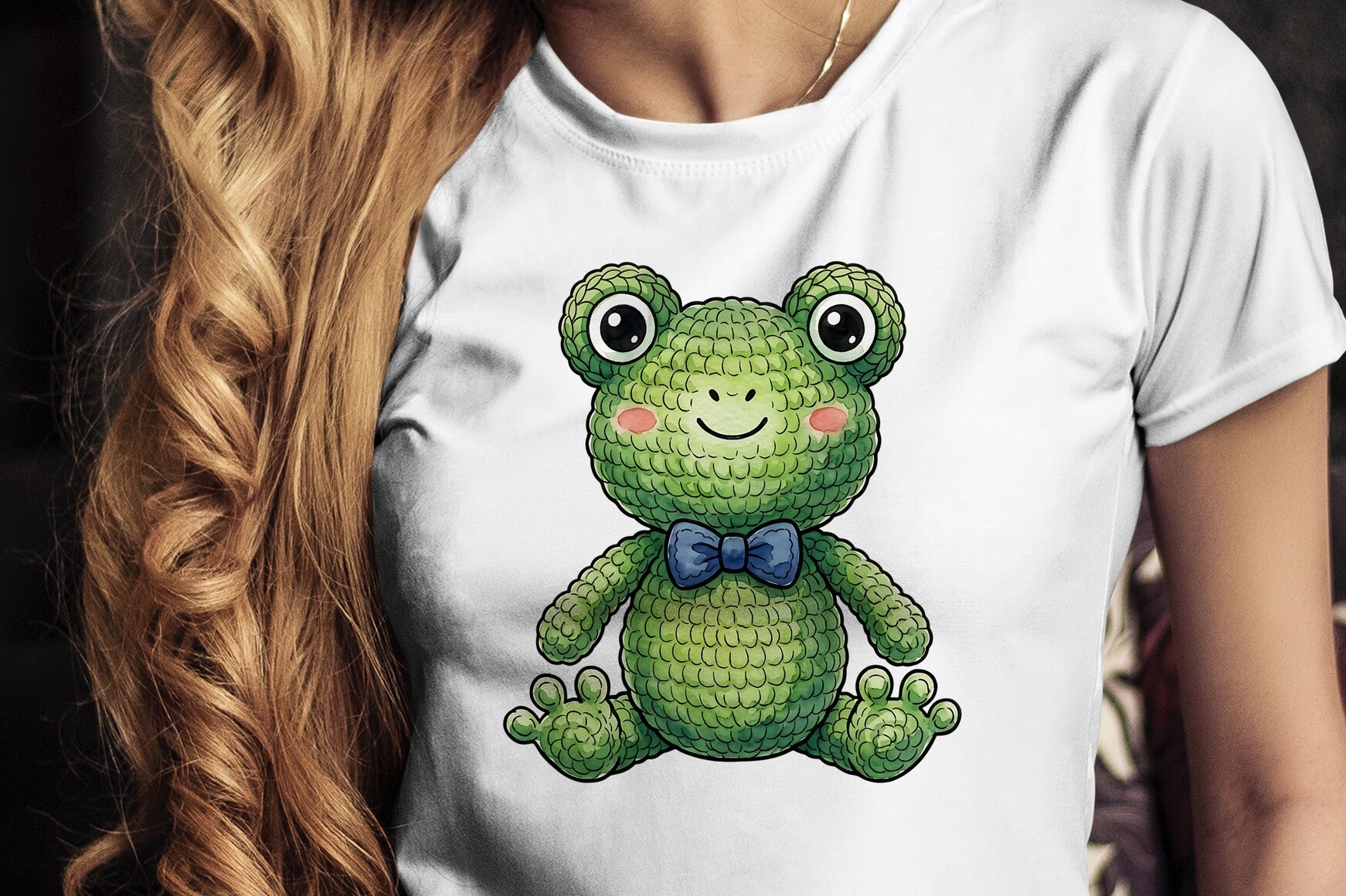 Green Frog with Bow Tie Smiling Graphic by designcrafts · Creative Fabrica