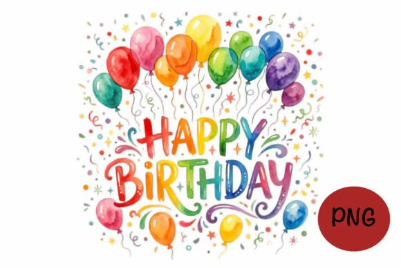 Happy Birthday to You Clipart Graphic by VetalStock · Creative Fabrica