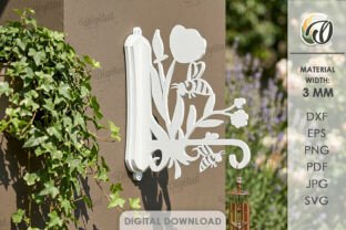 Outdoor Wall Bracket Laser Cut · Creative Fabrica