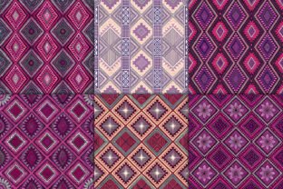 Pink Purple Southwestern Seamless Graphic by Vectornest12 · Creative ...
