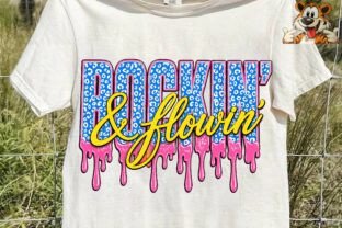 Rockin & Flowin Drip Text PNG Clipart Graphic by TigerDesigns ...