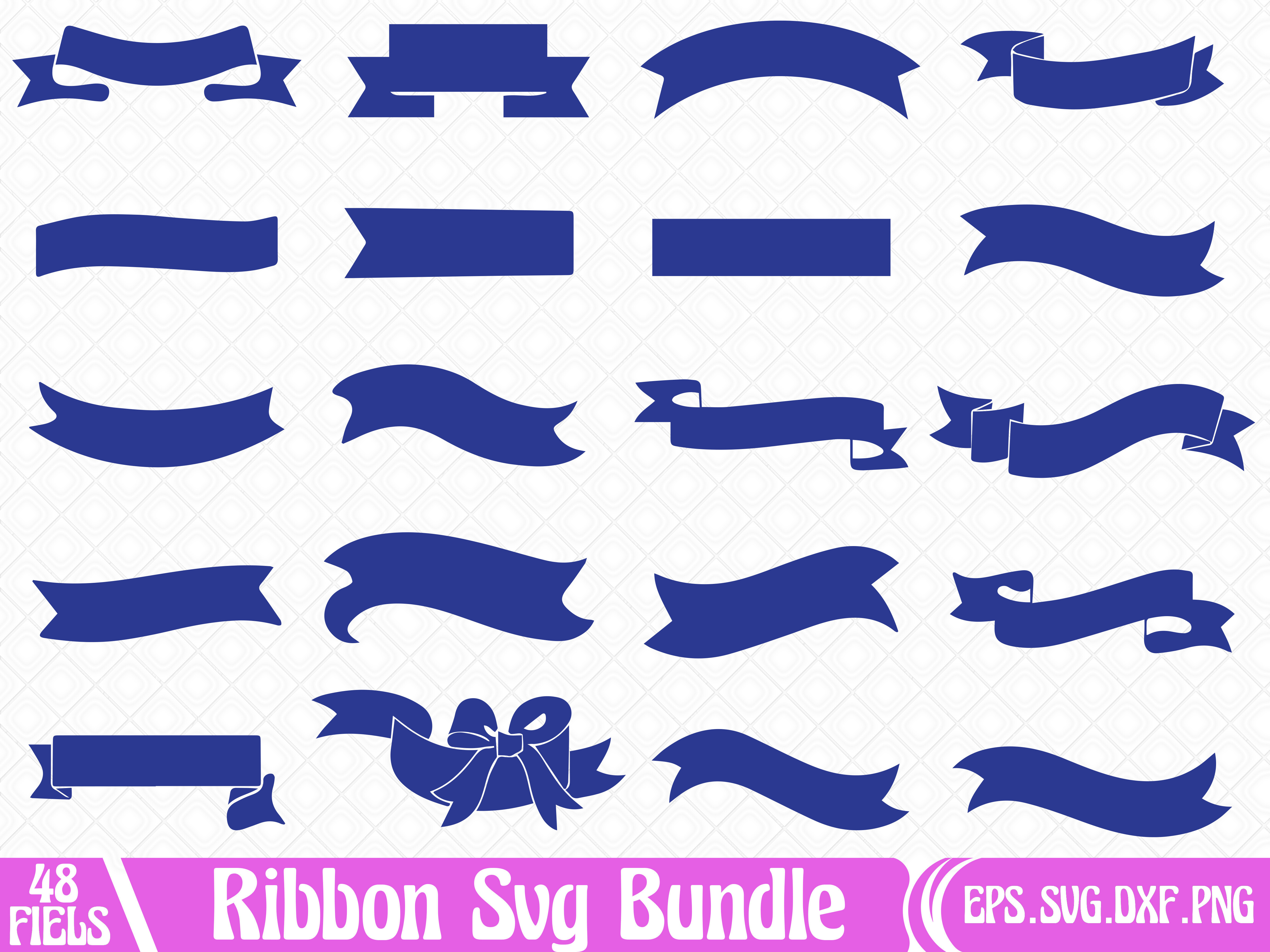 Vintage Ribbon Banner SVG Bundle Graphic by mdshafiqulislam259 ...