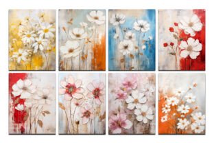 Abstract Floral Watercolor Junk Journal Graphic by Design Studio 45 ...