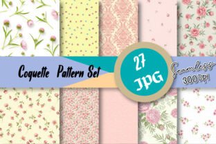 Coquette Seamless Pattern Set Graphic by T.D. House · Creative Fabrica