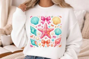 Coquette Seashell Starfish Beach PNG Graphic by PinkyDesigns · Creative ...