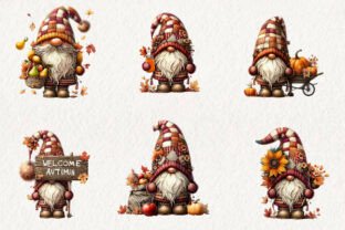Cute Autumn Gnome Png Clipart Graphic by Dreamshop · Creative Fabrica