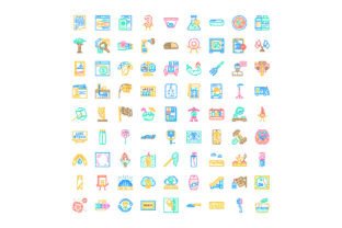 Diverse Collection of Outline Icons Illu Graphic by pikepicture ...