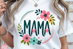 Floral Wreath Mama Mother Day PNG Graphic by BEE CREATION · Creative ...