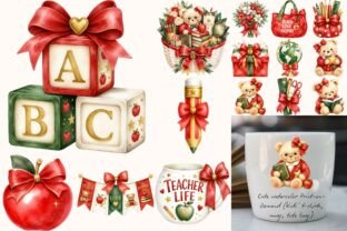 Glam Teacher & Teddy Bear Classroom PNG Graphic by JidapaDesign ...