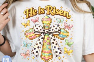 He is Risen Easter Christian Cross PNG Graphic by RICH CREATION ...