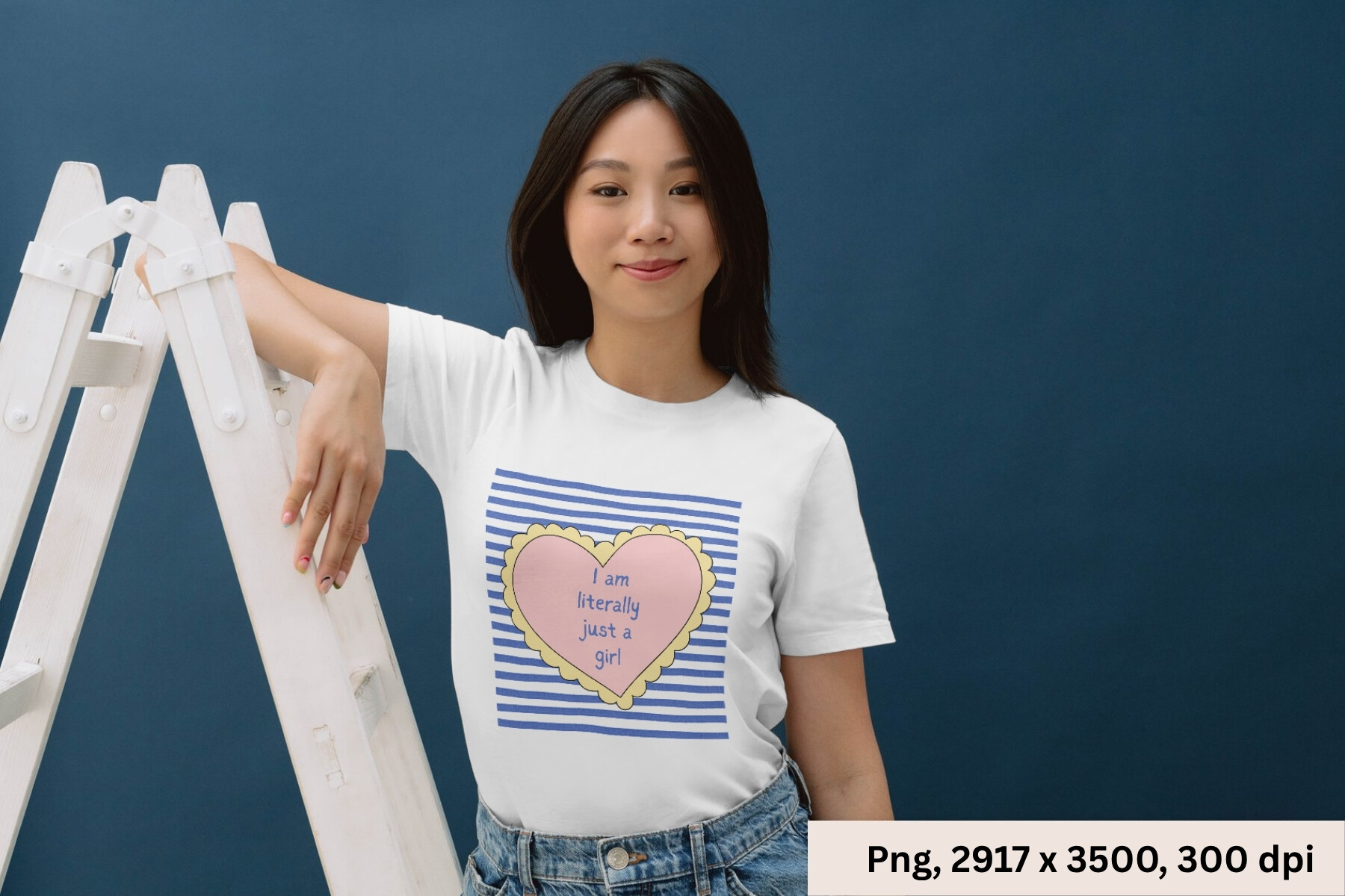 I Am Literally Just a Girl Heart Design Graphic by Kalilamaurice ...