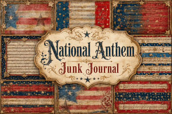 National Anthem Junk Journal Graphic by Pro Designer Team · Creative ...
