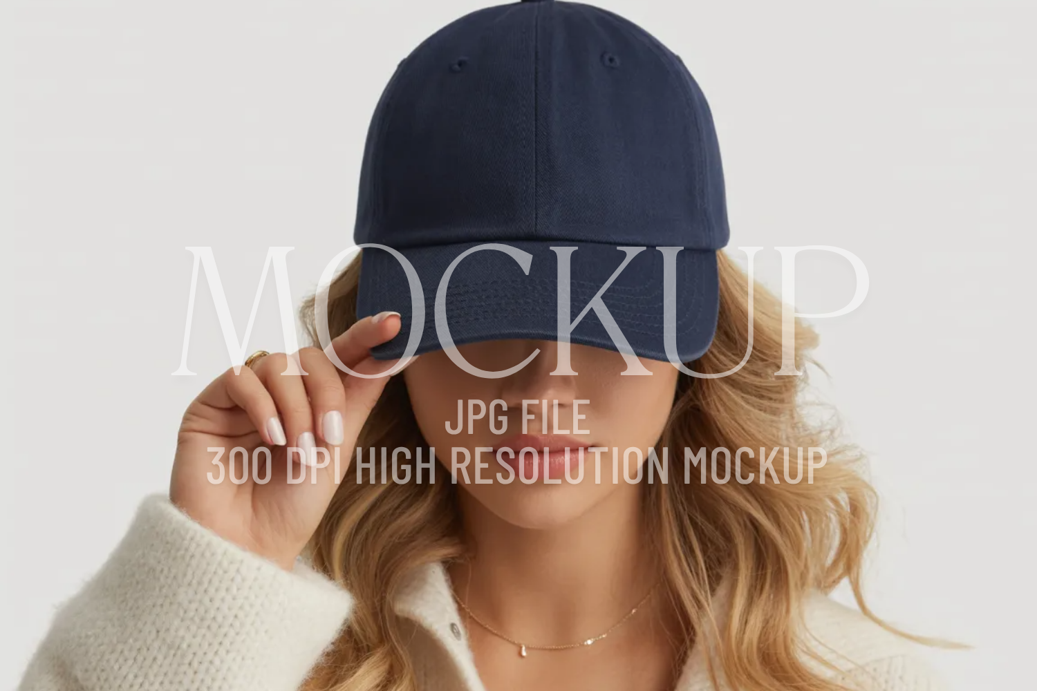 Navy Dad Hat Mockup Graphic by LoomCraft · Creative Fabrica