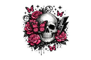 Skull Illustration PNG Sublimation Graphic by tentshirtstore · Creative ...